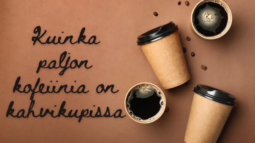Kuinka Paljon Kofeiinia On Kahvikupissa?